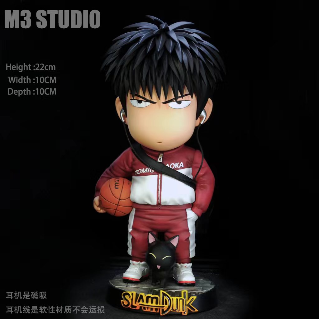 Chibi Ver. Tomiaki School Kaede Rukawa - SLAM DUNK Resin Statue - M3 ...