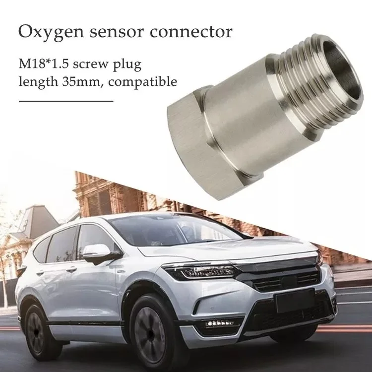 Garlaven Universal M18x1.5 Car Oxygen Sensor Adapter Vehicle Engine ...