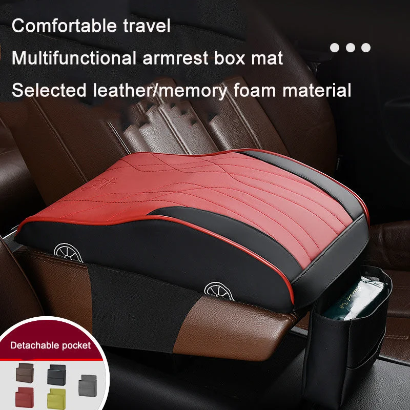 Car Heightening Storage Armrest Box Pad Memory Foam Car Pad Booster Pad