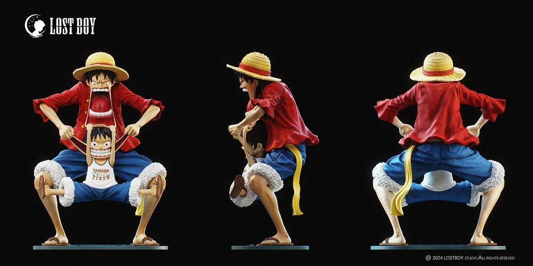 1/6 Scale Big & Small Series 001 Monkey D. Luffy - ONE PIECE Resin ...