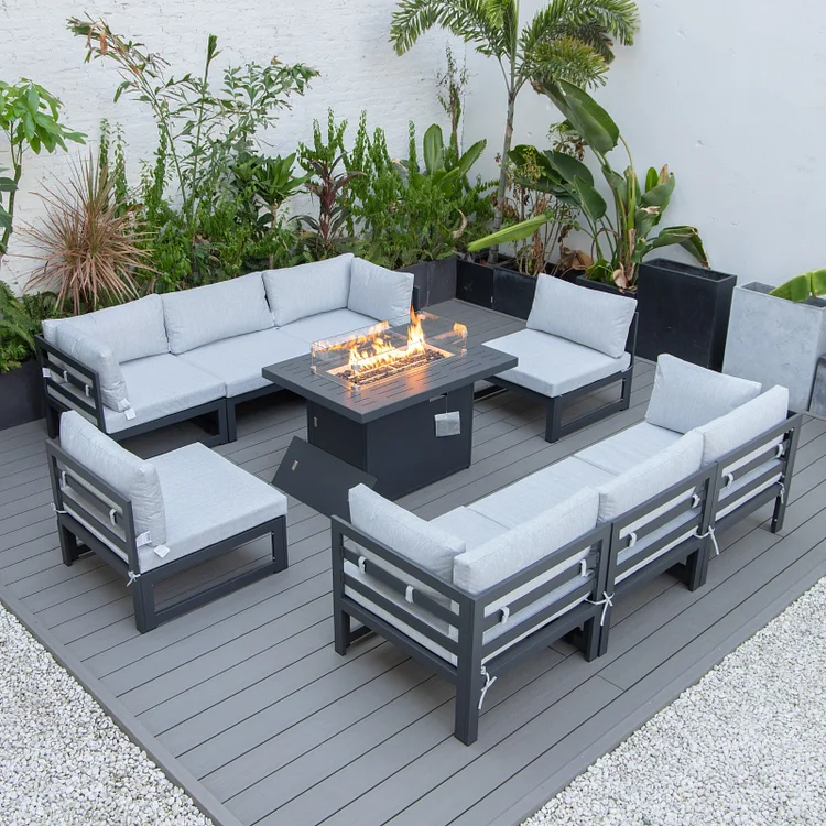 Aluminium garden sofa lounge patio set