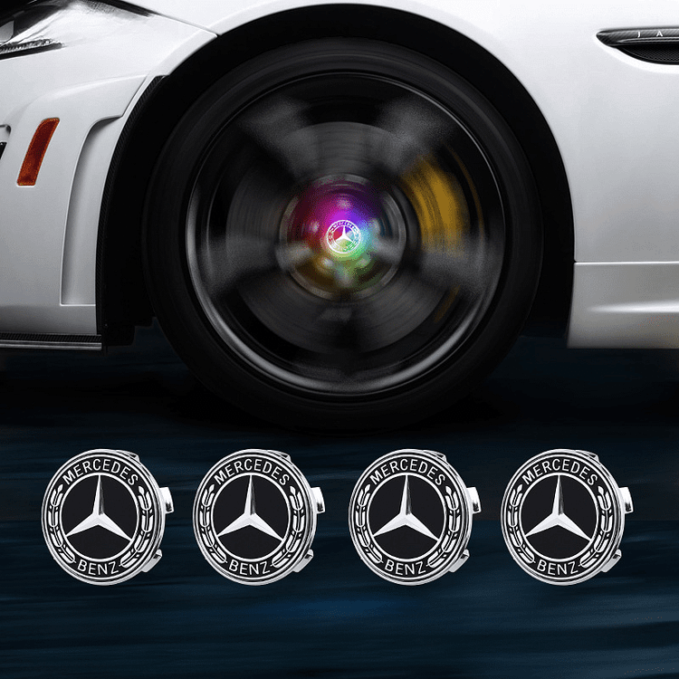 Greetlight Mercedes-Benz-Compatible Magnetic Suspension Hub Caps & LED ...