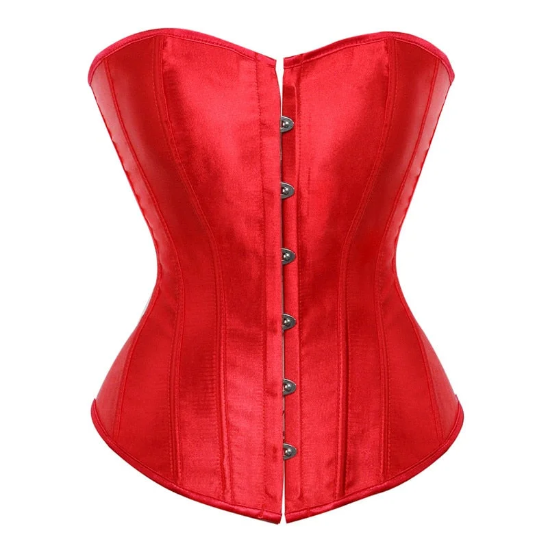 Sapubonva Overbust Corset Plus Size Sexy Corselet Corsets And Bustiers