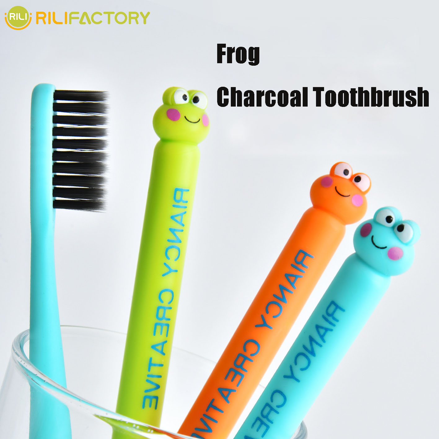 Frog Bamboo Toothbrush- Manufacturer of Home Furnishings | Rilifactory