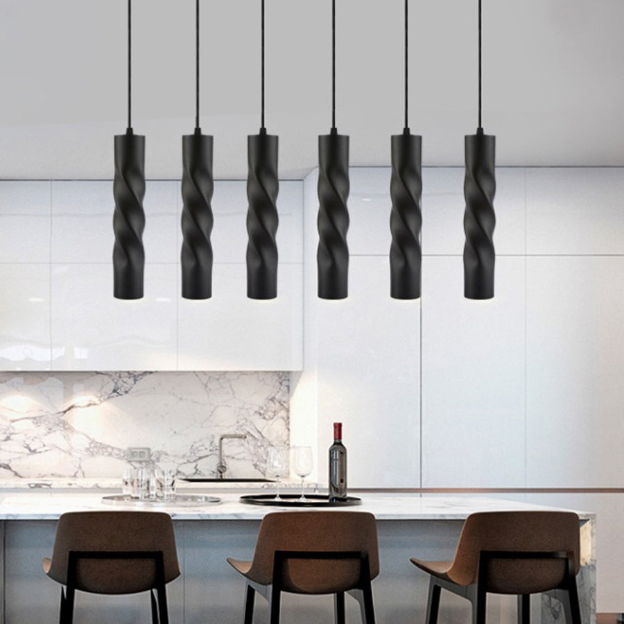 Cylinder Pipe Pendant Lights Kitchen Island Dining Room Bar Counter Lights