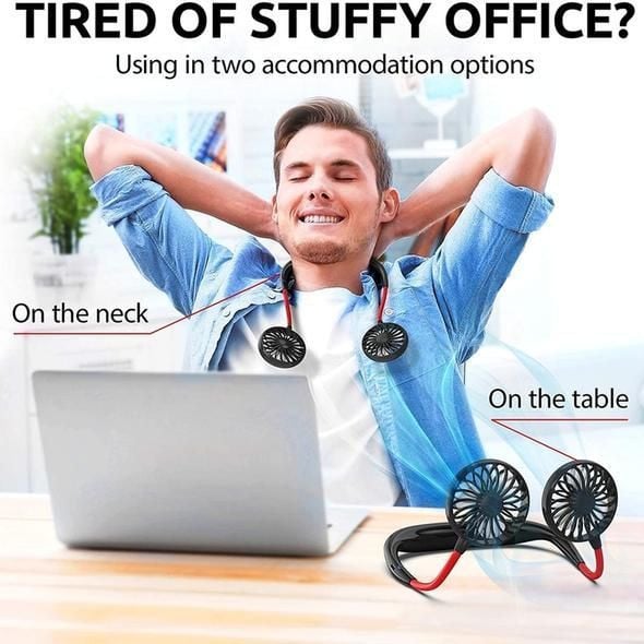 Portable Hanging Neck Fan