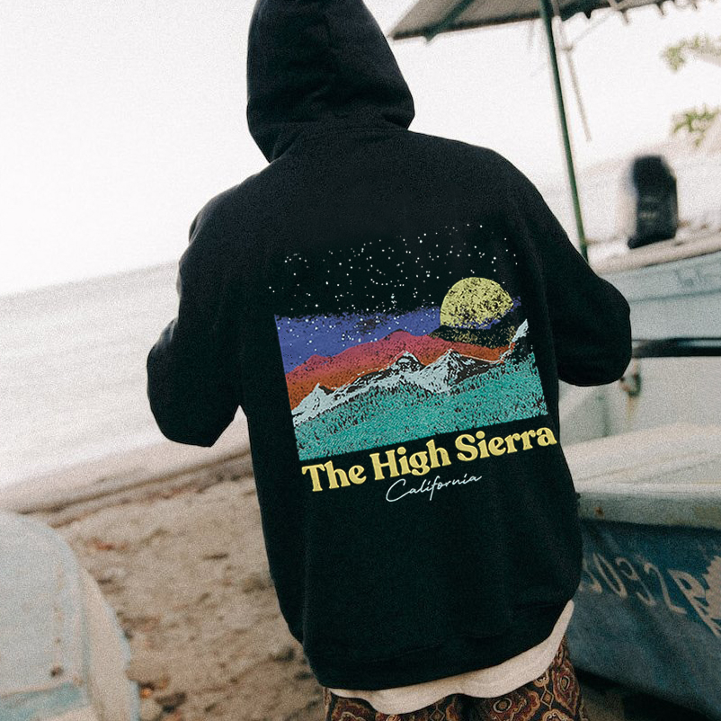 Mens High Sierra Vintage Wash Hoodie