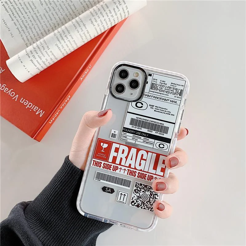 Transparent Tag Phone Case