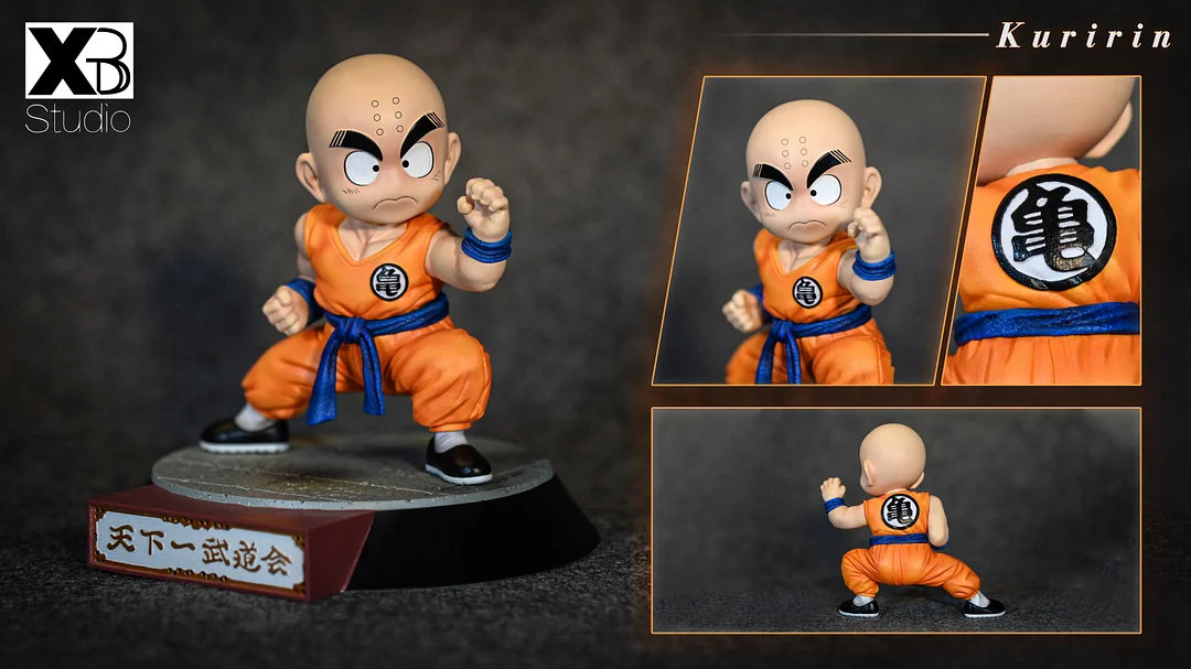 Ranfan & Krillin - Dragon Ball Resin Statue - XBD Studios [In Stock]