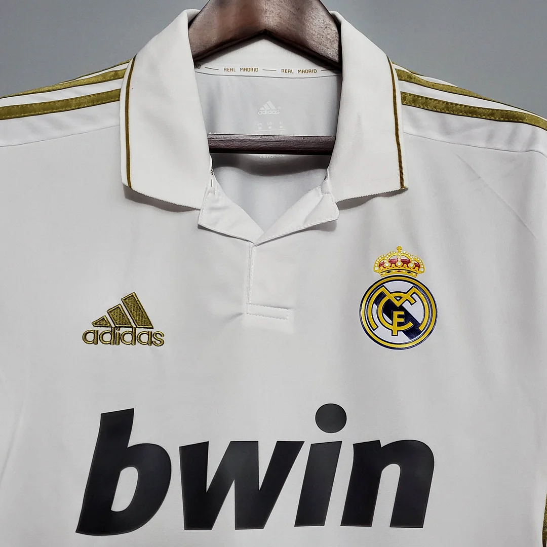 2011-2012 Retro Long Sleeve Real Madrid Home Football Shirt 1:1 Thai ...
