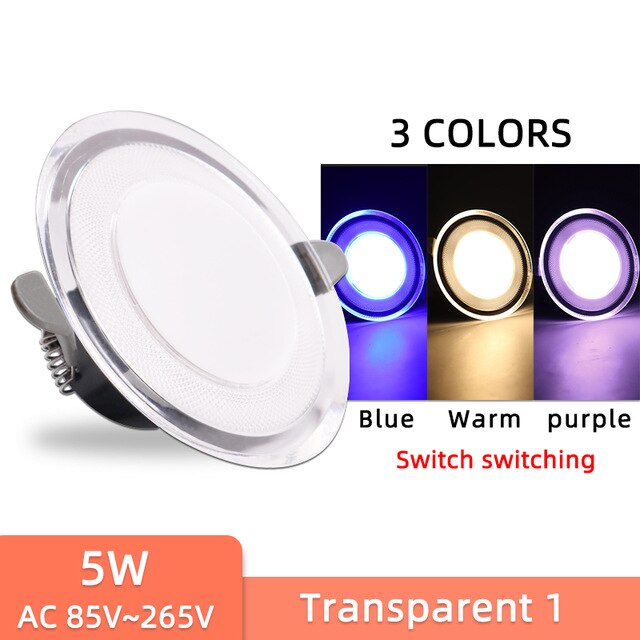 10Pcs Downlight 3w 5w spot led lights 3000k 4500K 6000K led Downlight ...