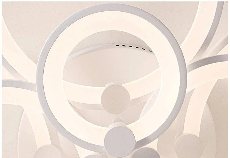 Modern LED Rings Ceiling Lamp For Kitchen Living Room Study Room ...