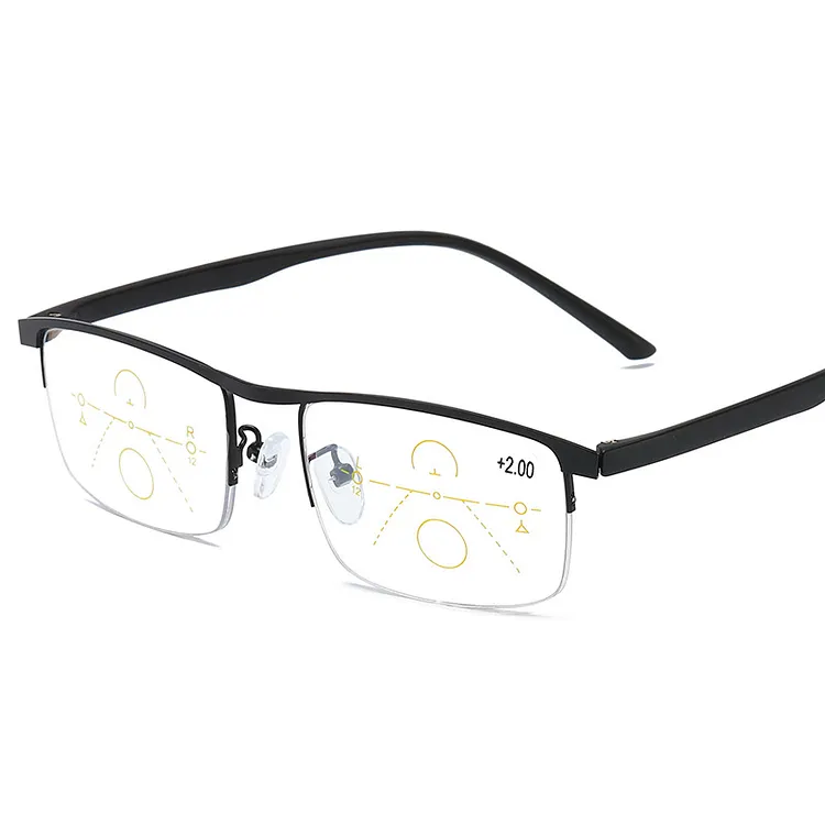 Progressive Multifocal Reading Glasses Men Women Magnifying Presbyopic ...
