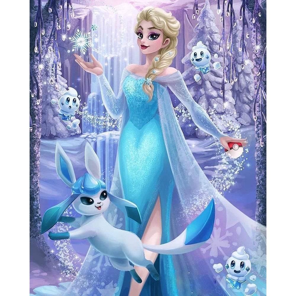 Diamond Painting - Full Drill - Princess