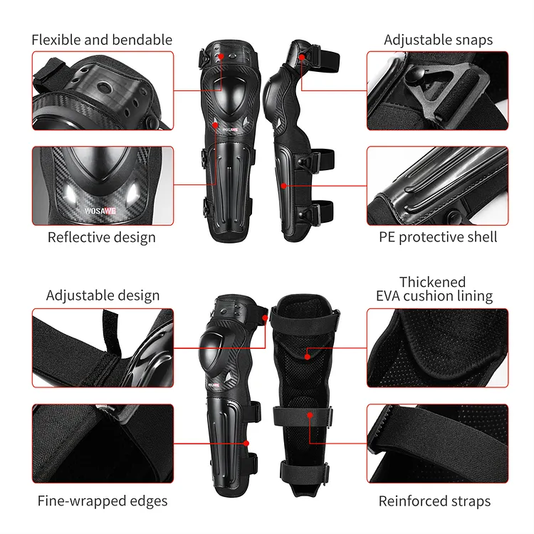 Motorcycle Protection Gear Sets Knee Pads & Elbow Pads