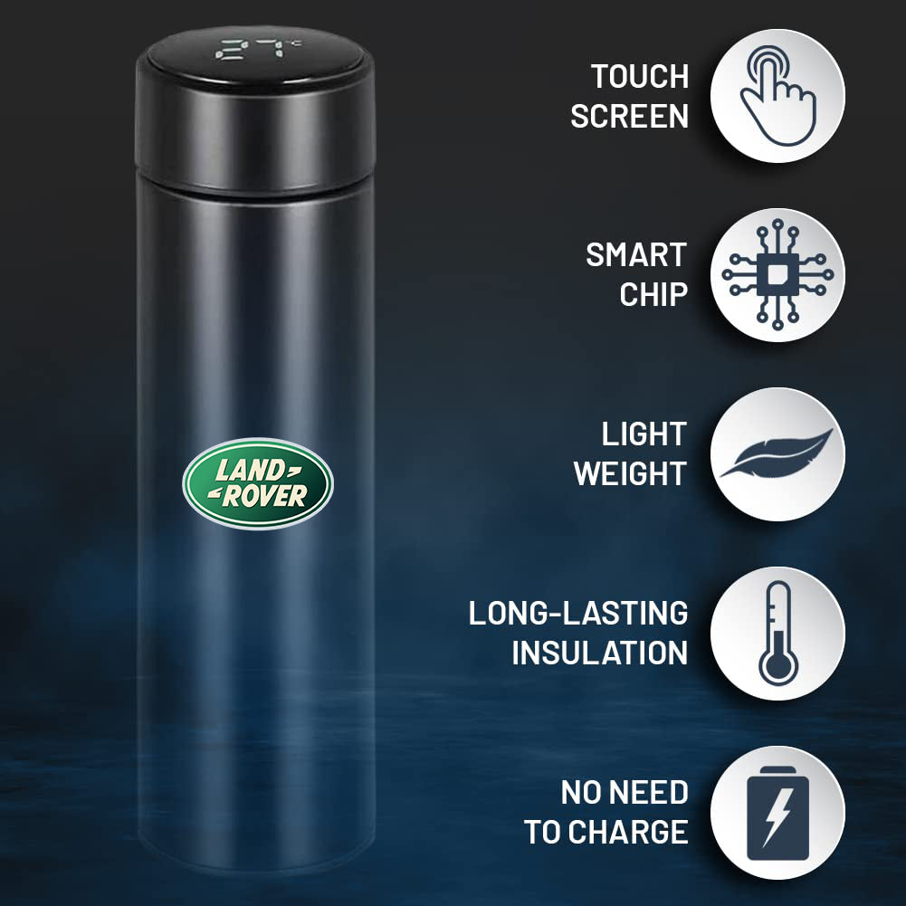 Stainless steel lettering intelligent temperature control insulation cup