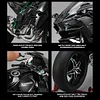 XLG Kawasaki H2R Dynamic Motorcycle Alloy Model 1:6 Large Simulation ...