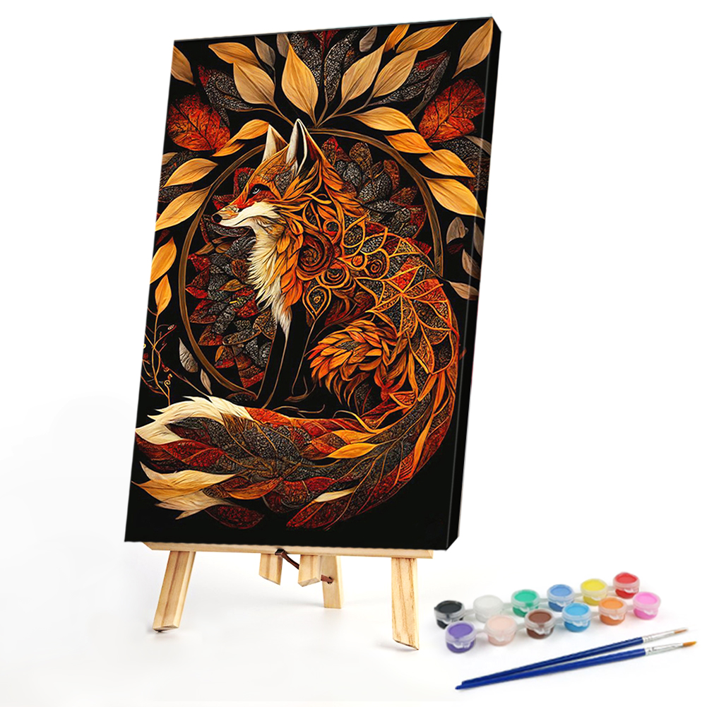 Maple Leaf Fox(60*40CM)-Painting By Numbers
