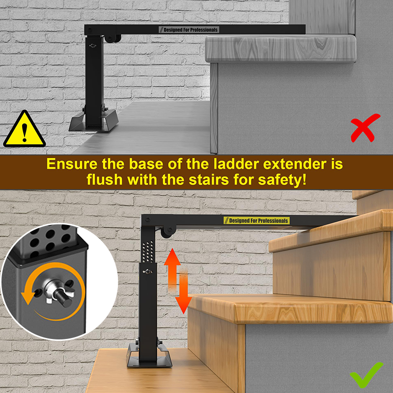 SAKER® Heavy-Duty Ladder Extender