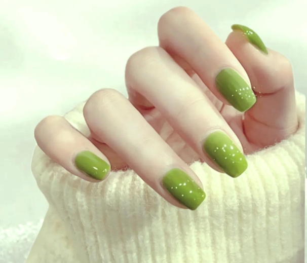 Gel polish green color collection This season's hottest