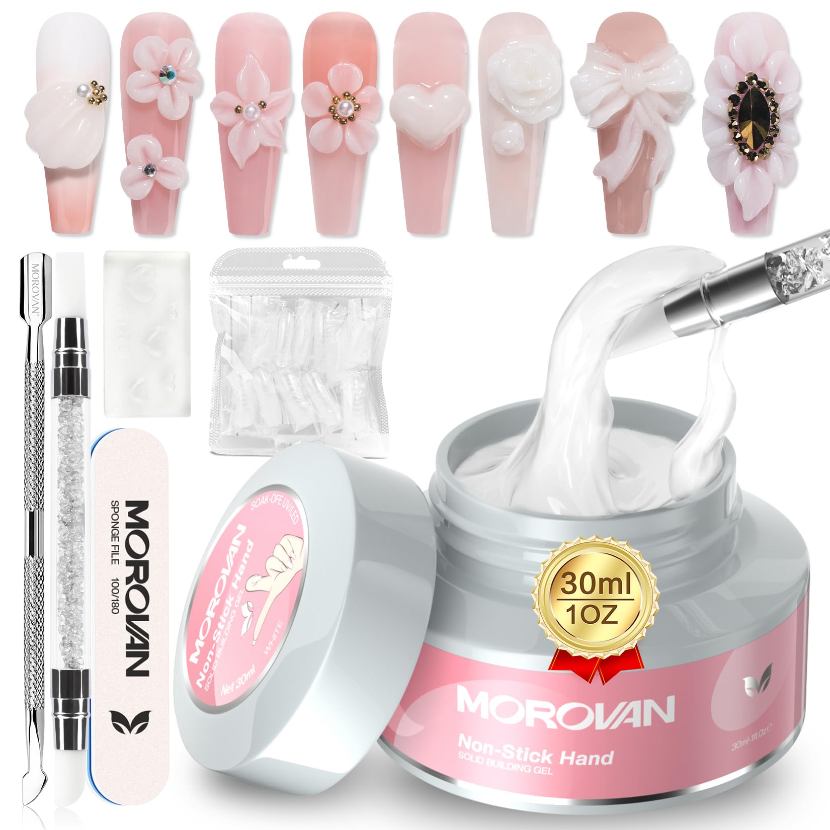 Solid Extension Nail Gel builder Gel Kit Solid Gel Nail Polish | MOROVAN