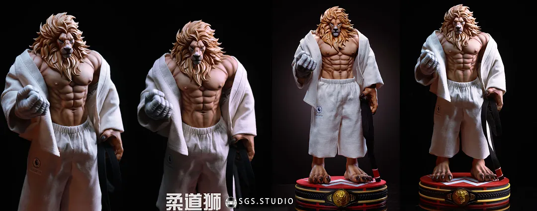 Judo Lion - Original Design Resin Statue - SGS Studio