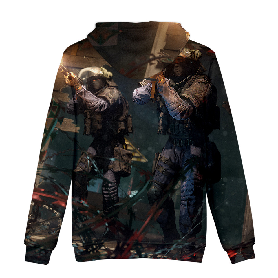 Unisex 3D Printed Rainbow Six Siege Hoodie