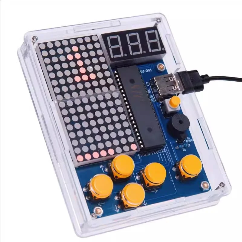 Pixel game machine production kit 51 Single chip microcomputer game ...