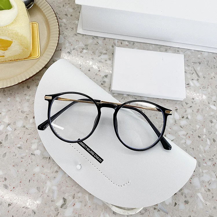 Round Shape Eyeglasses Frames for Men Vintage Blue Light Blocking ...