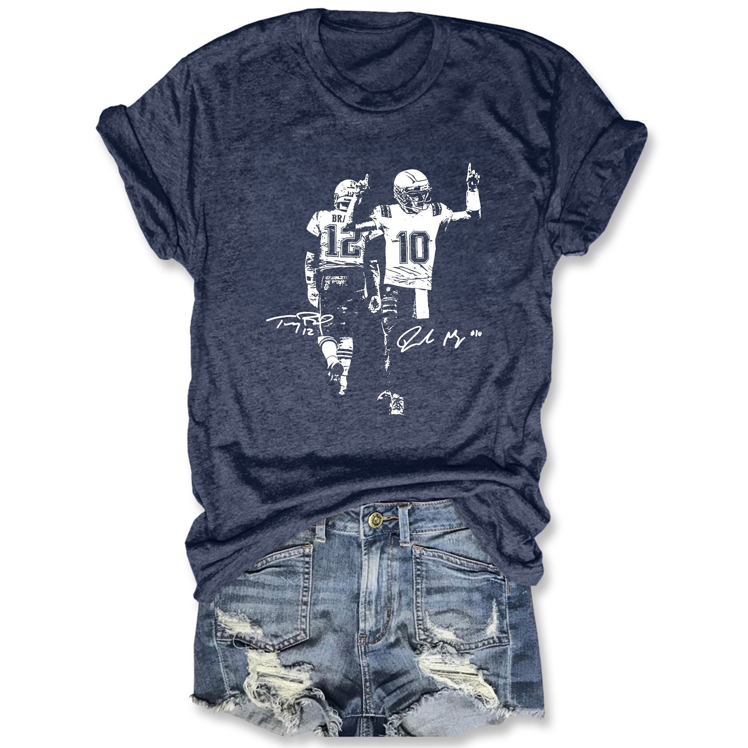 Drake Maye Tom Signature Patriots Tee