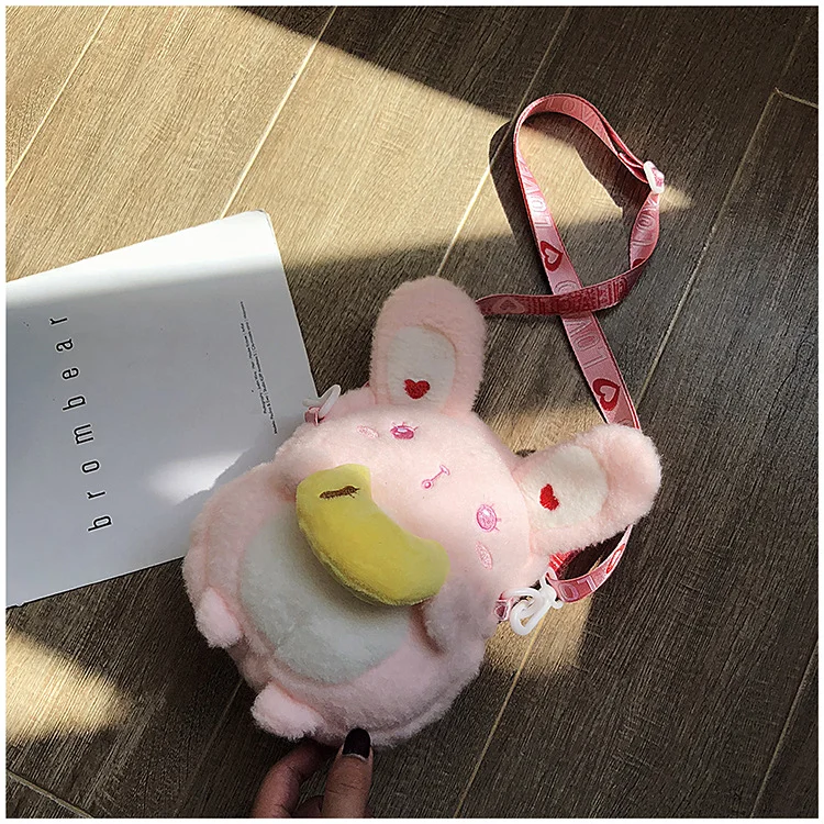 Sweetheart Plush Bunny Shoulder Bag