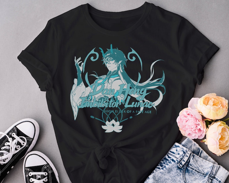 Imbibitor Lunae Dan Heng Vintage Honkai Star Rail Manga Graphic T-Shirt