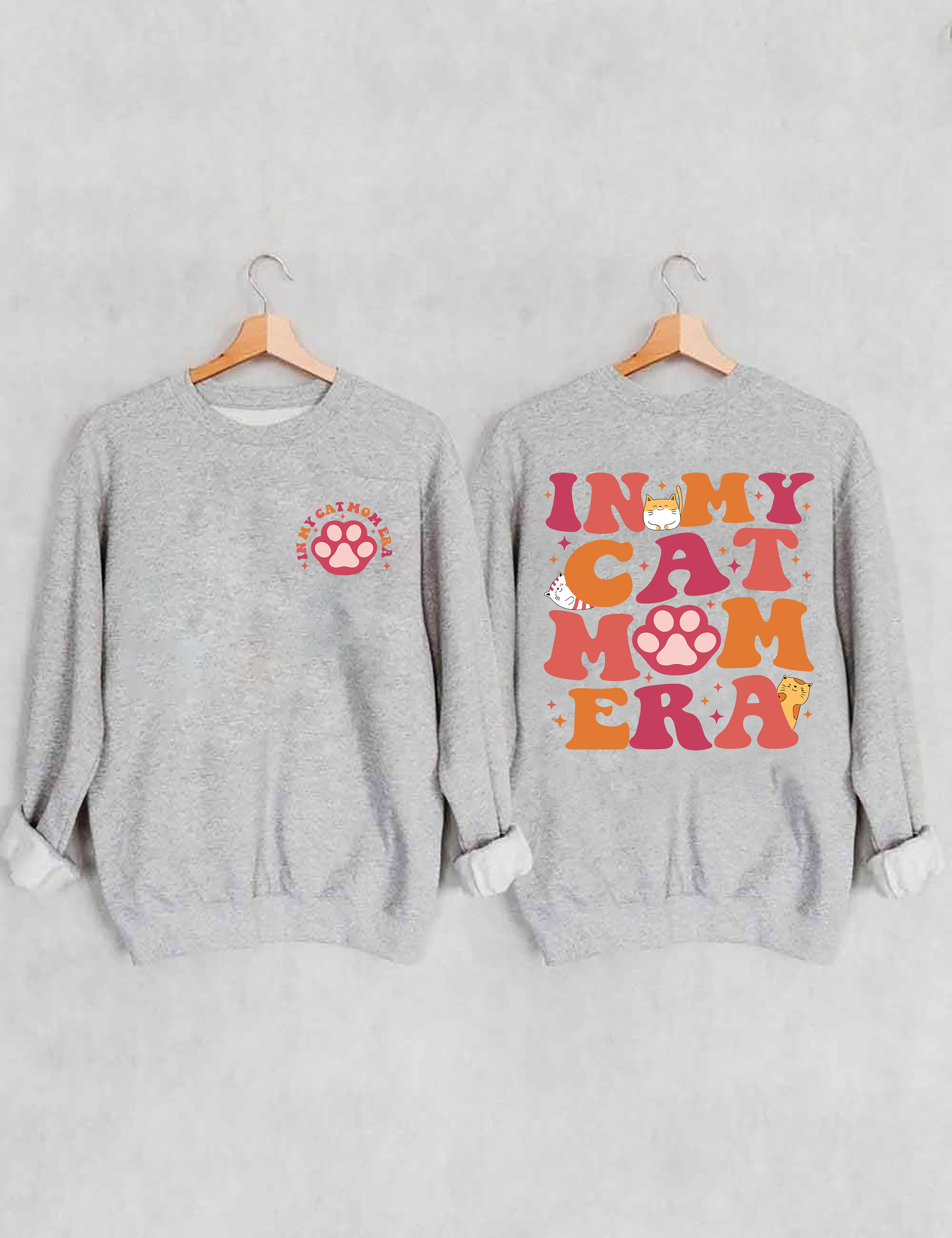 Women'S Retro Volleyball Print Drop Shoulder Check Sweatshirt