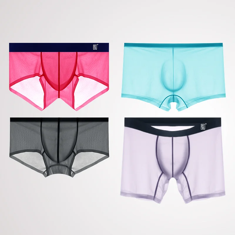 4 PCS 50g ultra-thin, highly translucent, sexy transparent ice silk ...