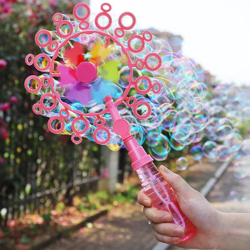 Pinwheel Bubble Machine