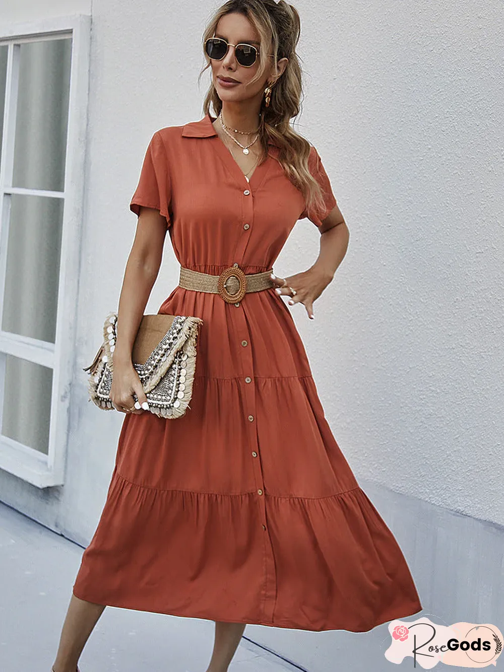 Slim Shirt Dress