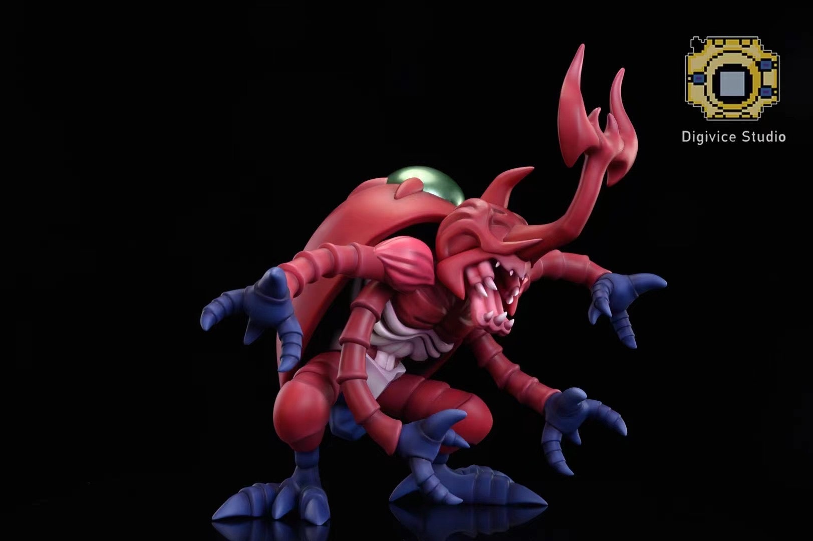 Red Atlur Kabuterimon With Led - Digimon Resin Statue - Digivice ...