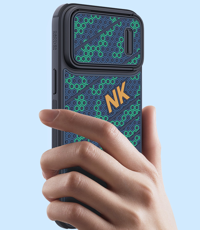 For iPhone Slide Cover Magnetic Decoration Embossed Logo And Three ...