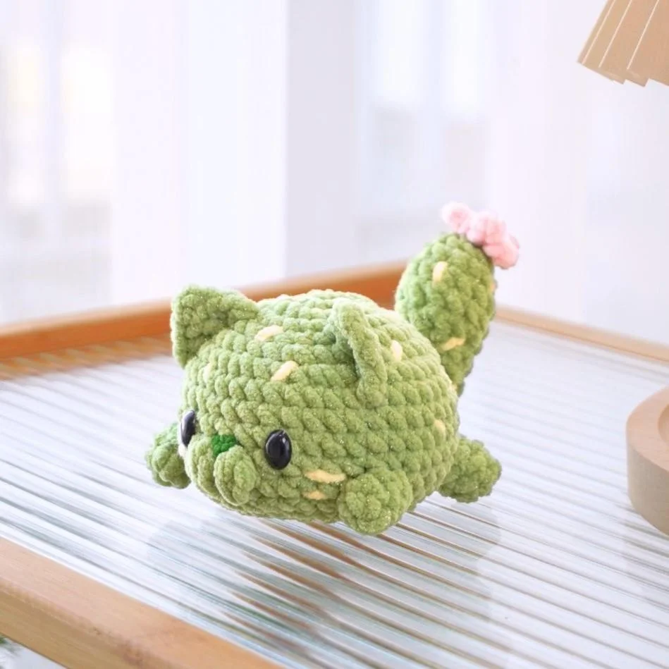 Un-Killable Cactus Cats & Critter Planters Crochet Digital Patterns