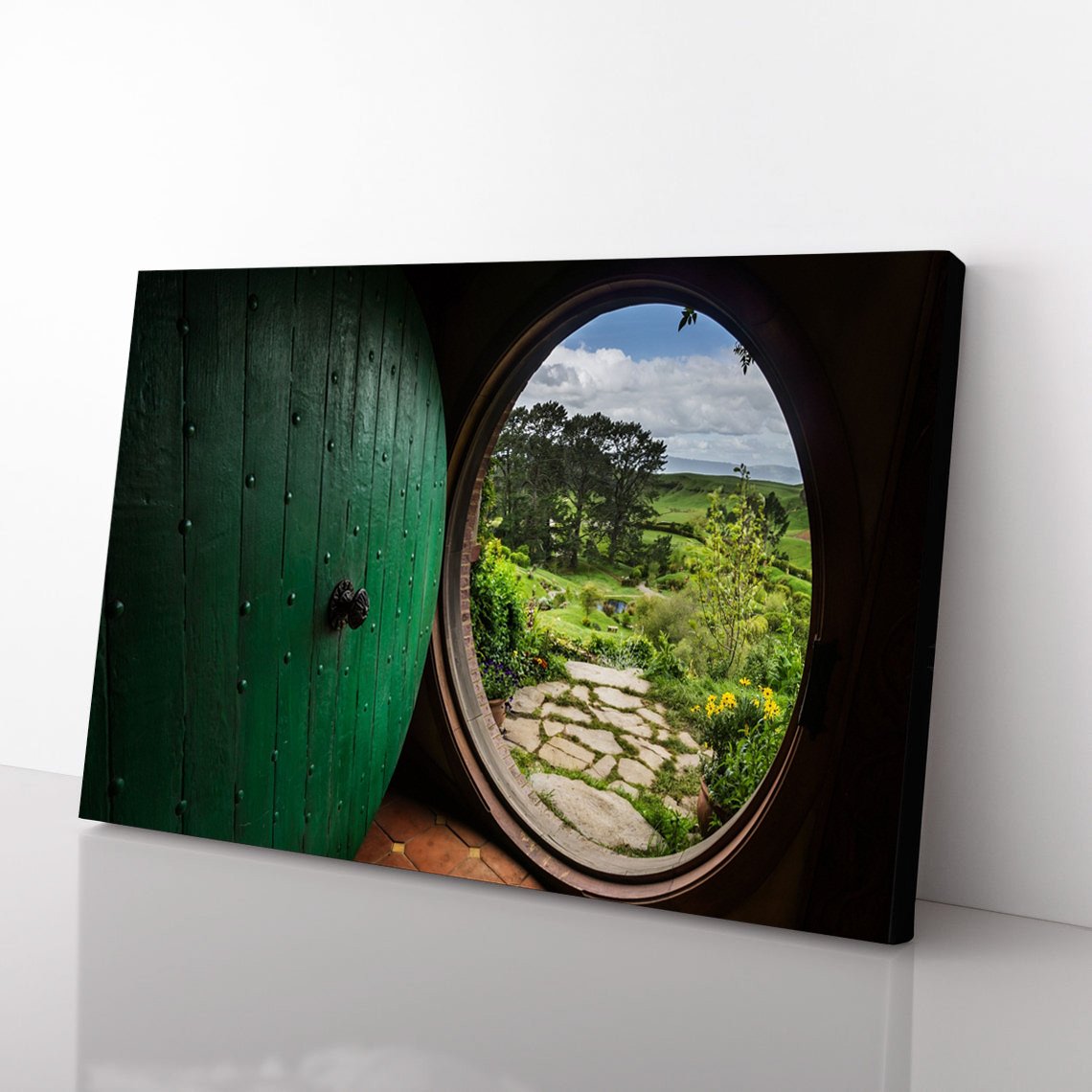 The Shire Hobbiton Lord Of The Rings LOTR Painting Fan Art CANVAS