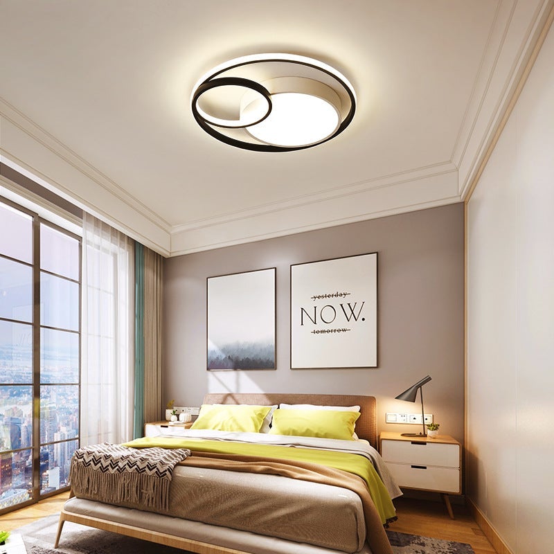 Ceiling Lamp LED Bedroom Lamp Simple Light Luxury Creative Warm ...