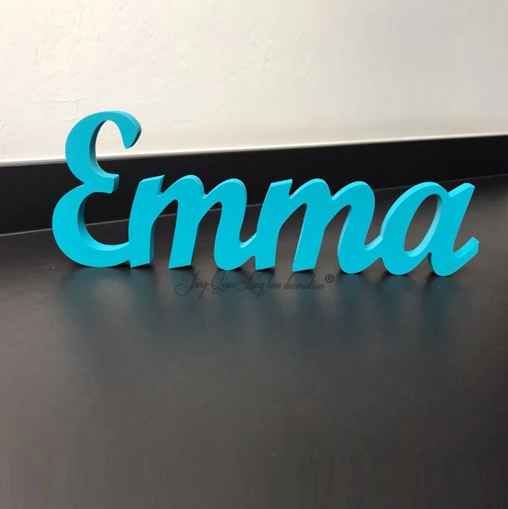 Custom Personalized Wooden Name Signs- Children's Name Wall Decor ...