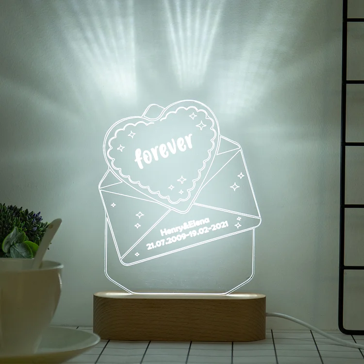 Customised Envelope Night Light