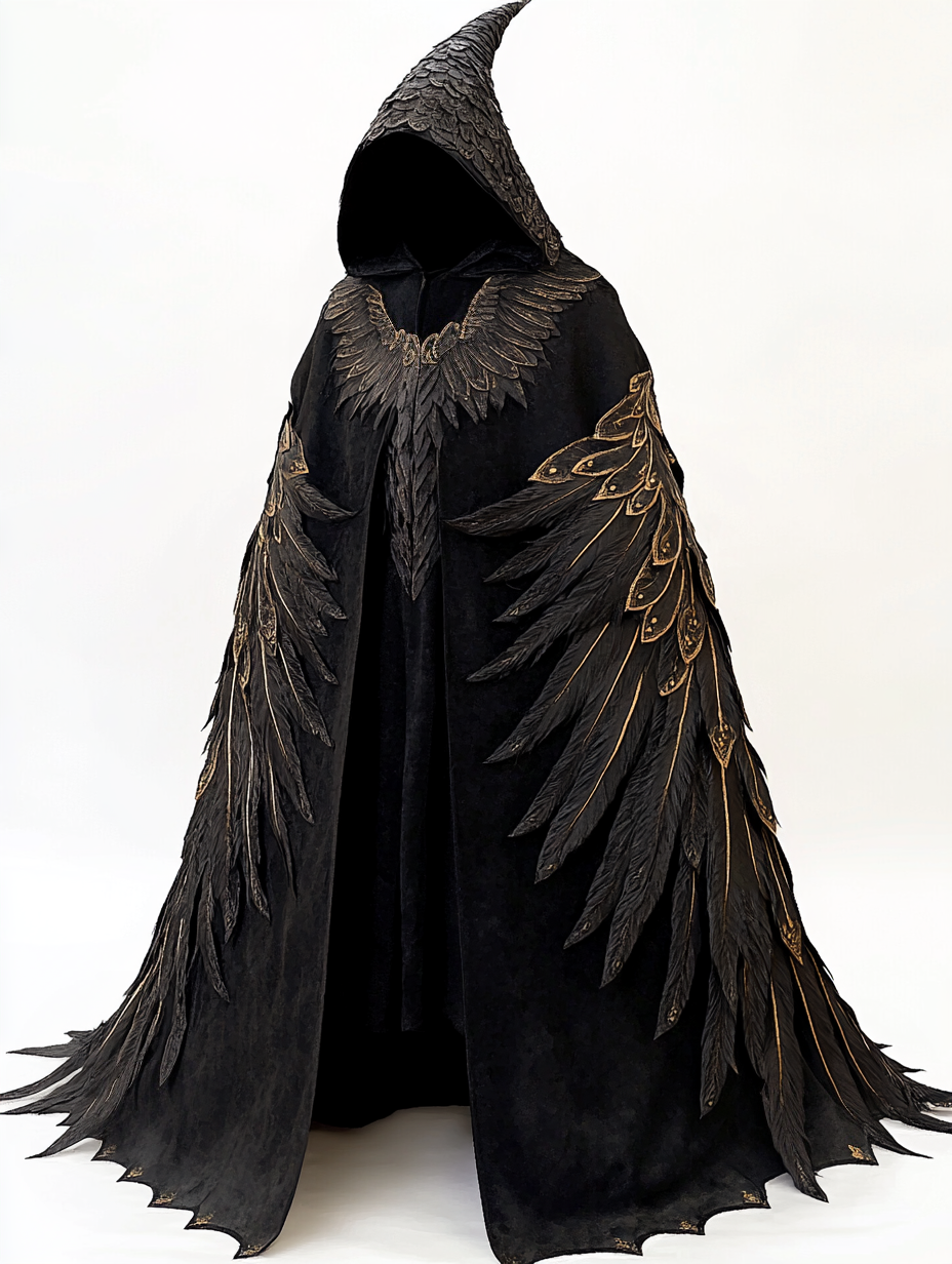 EAGLE WINGS LONG WIZARD CAPE 0a9b