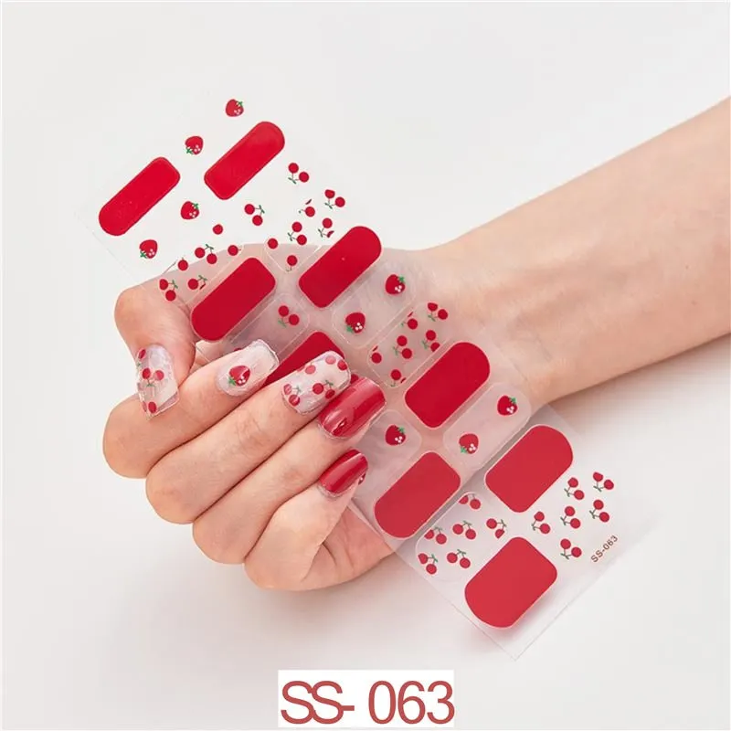 Manicure DIY Decorations Tearable Nail Art Sticker Nail Art Patch Whole ...