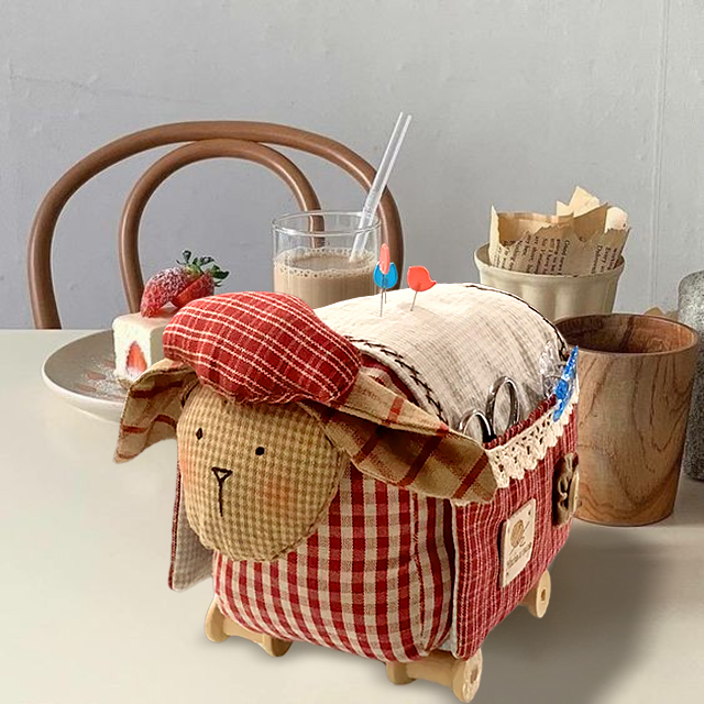 Adorable Sheep Pincushion Sewing Templates + Instructions
