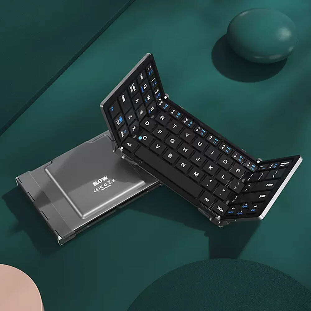 Three-fold Bluetooth keyboard tablet wireless external notebook ...