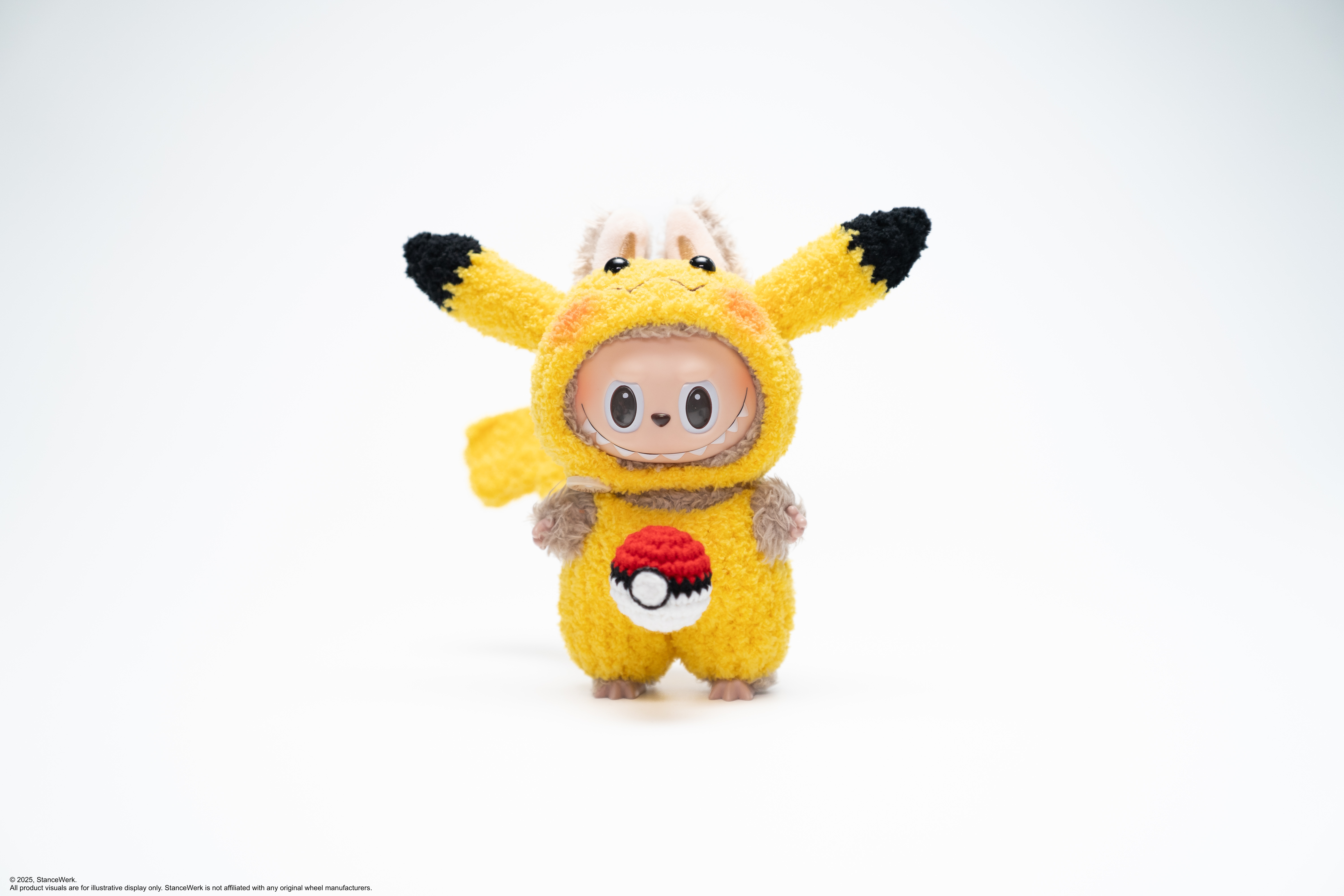 LABUBU Pokémon Pikachu Outfit