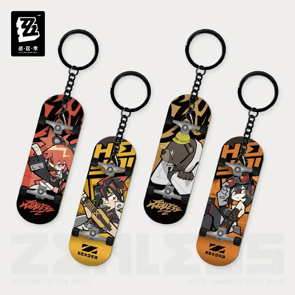 Zenless Zone Zero Belobog Heavy Industries Fingerboard Keychain ...