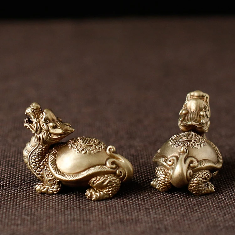 Xuanwu Turtle Pure Copper High-end Exquisite Ornaments
